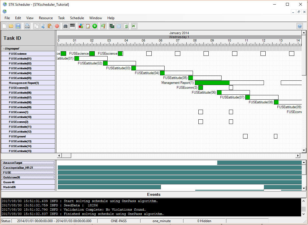 Astro Scheduler Engine Help: Graphical View