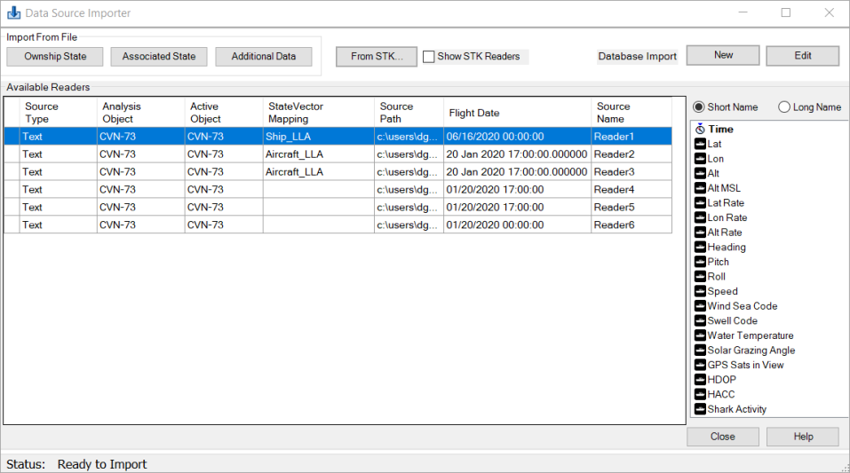 TETK Data Import Tool