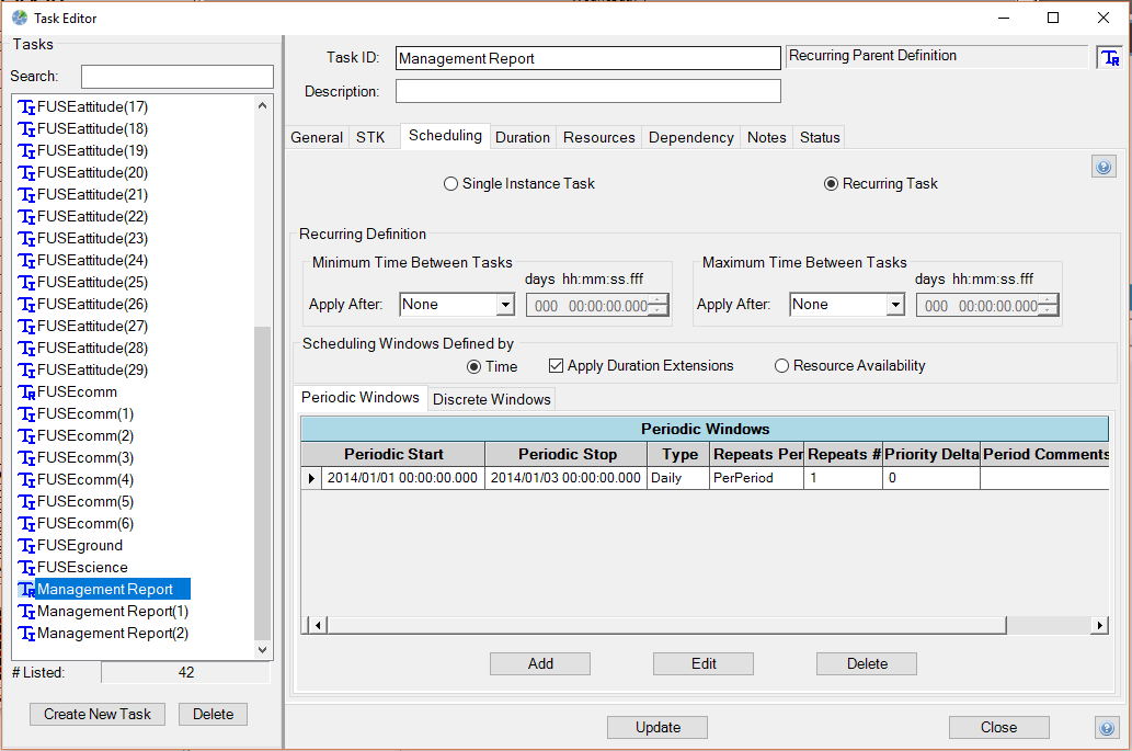 Scheduler Help: Scheduling Single Instance Tasks